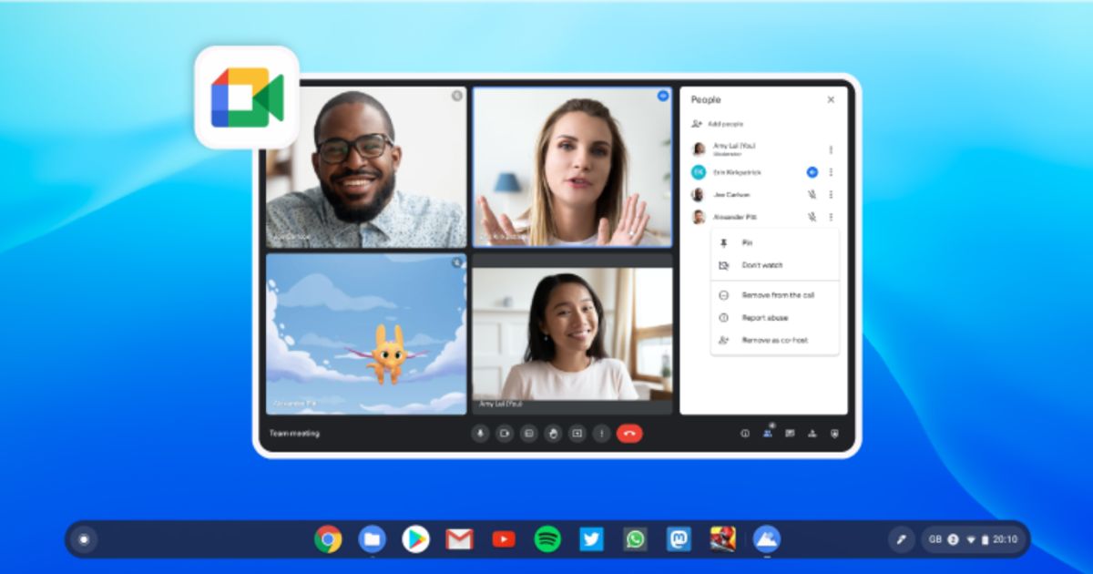 Google Meet's latest update lets you turn off video feeds during calls ...