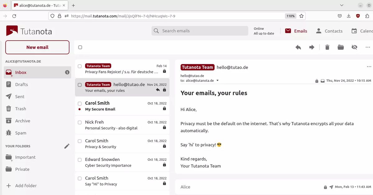 Tutanota unveils a new toolbar to make email and contact management ...