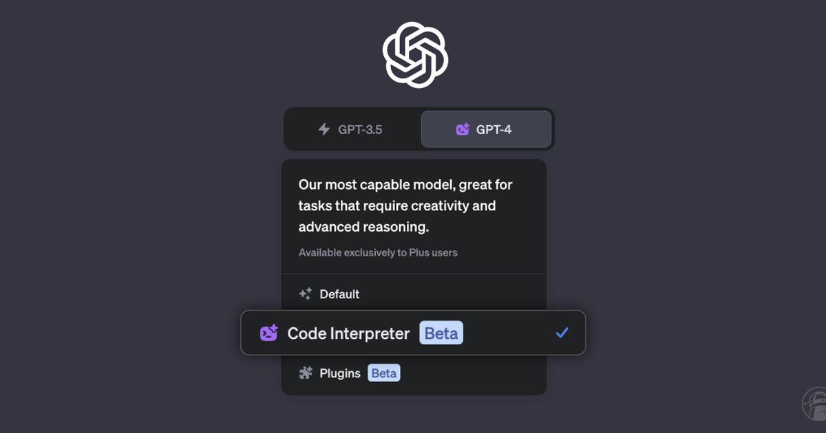 OpenAI launches Beta version of Code Interpreter plugin for ChatGPT ...