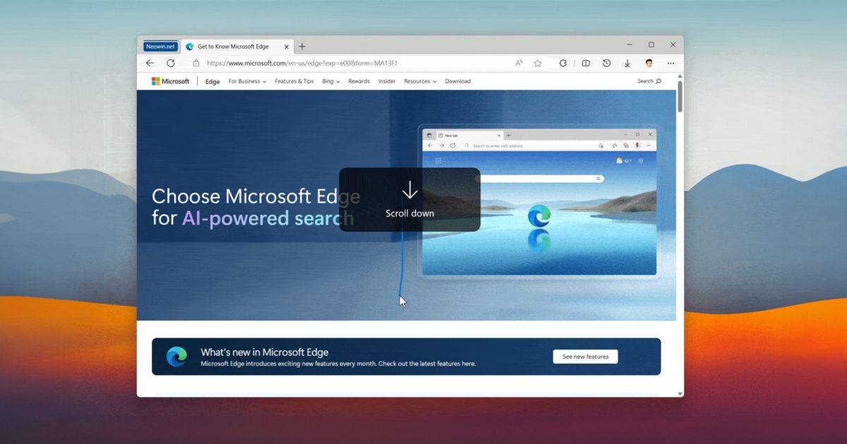 Microsoft Edge introduces Mouse Gesture support for enhanced browsing ...