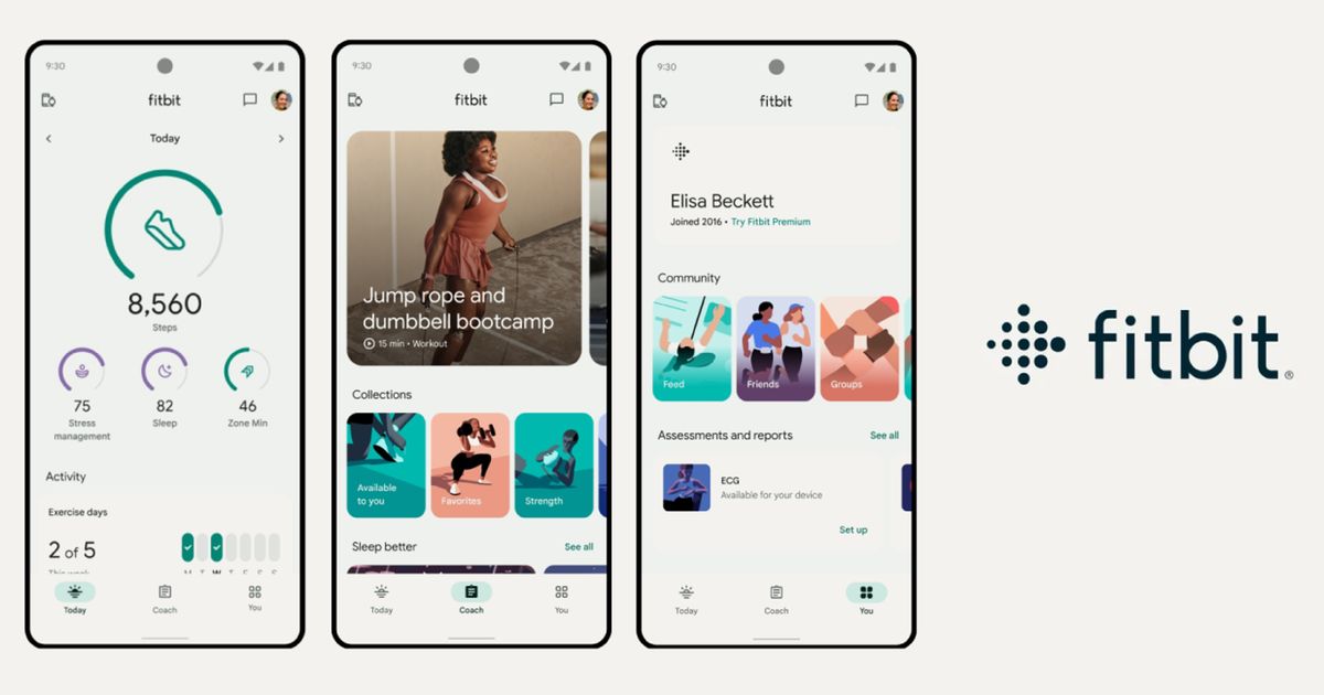 Google has redesigned the Fitbit app with new features and tracking ...