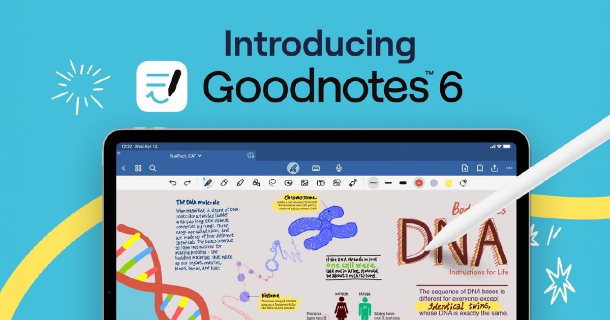 GoodNotes 6 is the app's largest update yet, featuring new AI-powered ...