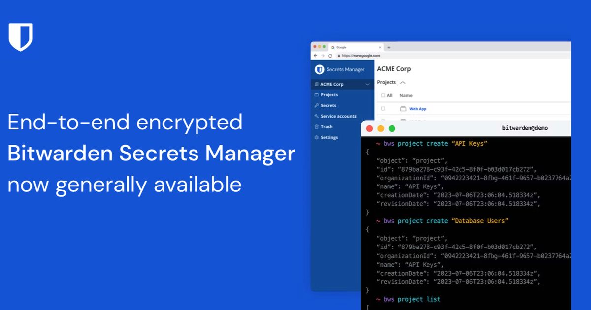 Bitwarden introduces Secrets Manager: an encrypted solution for ...