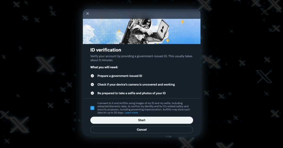 X Introduces government-issued ID verification for paid accounts ...