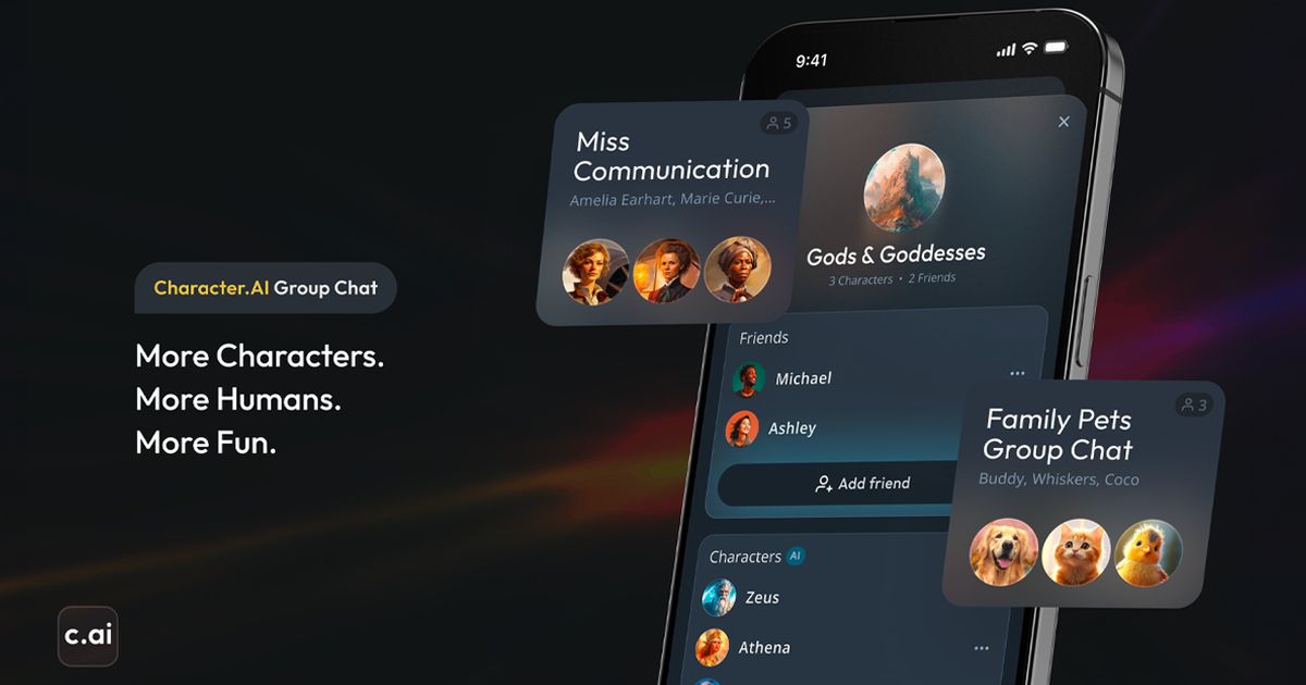 Character.AI introduces 'Character Group Chat' for AI-human ...