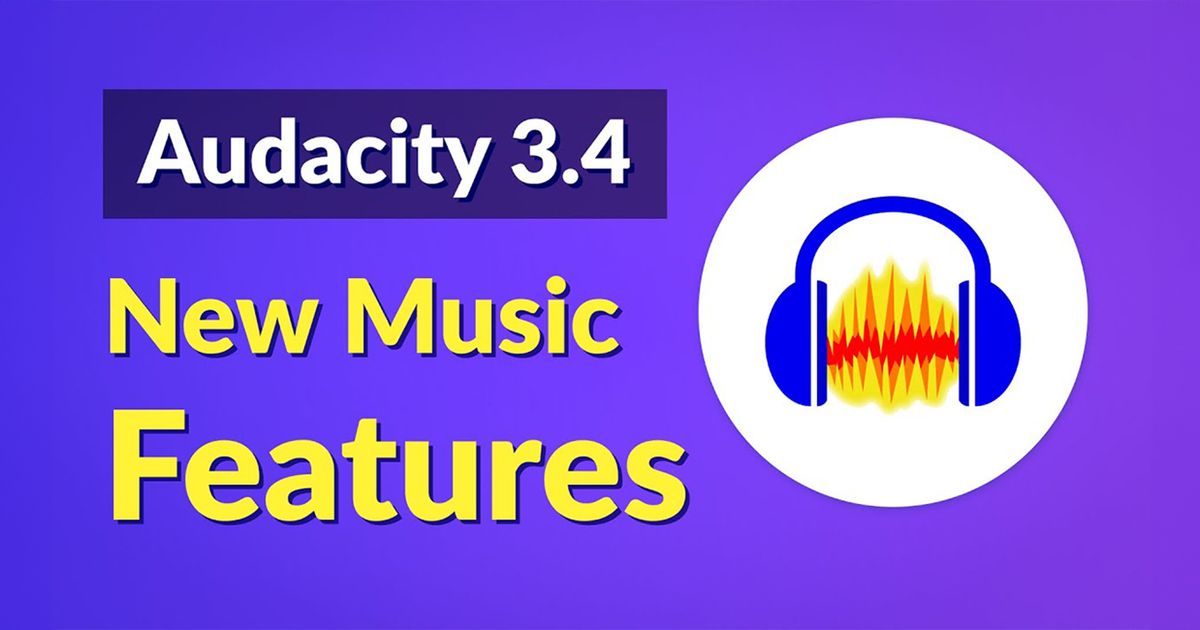 Latest Audacity 3.4 introduces new beats and measures grid, upgraded ...