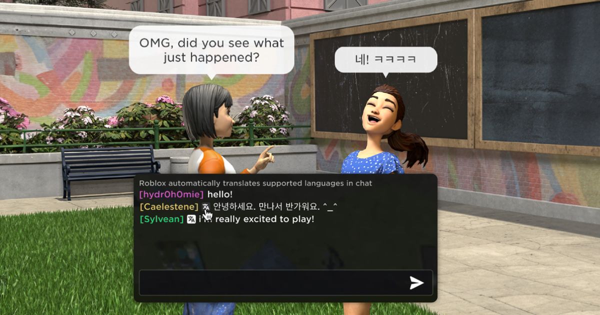 Roblox bring real-time AI Chat Translator for in-game conversations ...