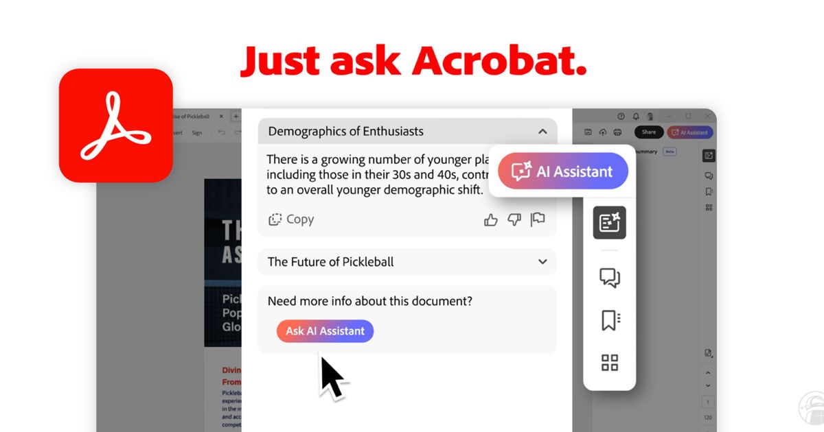 Adobe introduces new AI assistant in Acrobat to chat and interact with ...