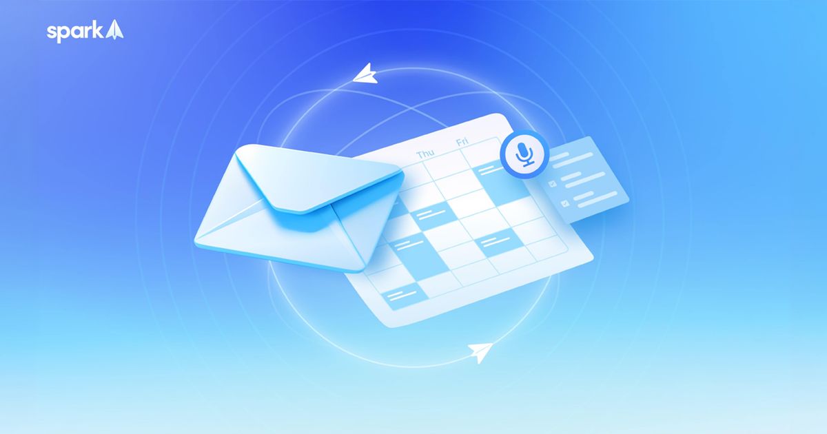 Spark Mail expands with a new Calendar and Meeting Notes features ...