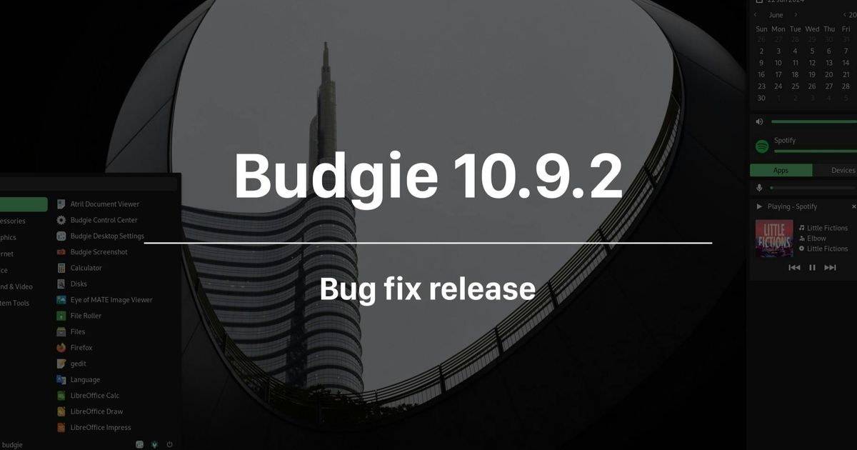 Budgie 10.9.2 released with enhanced terminal app support, Wayland ...