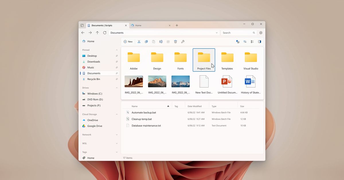 Files v3.6: new dual pane features, enhanced sorting, and customization ...