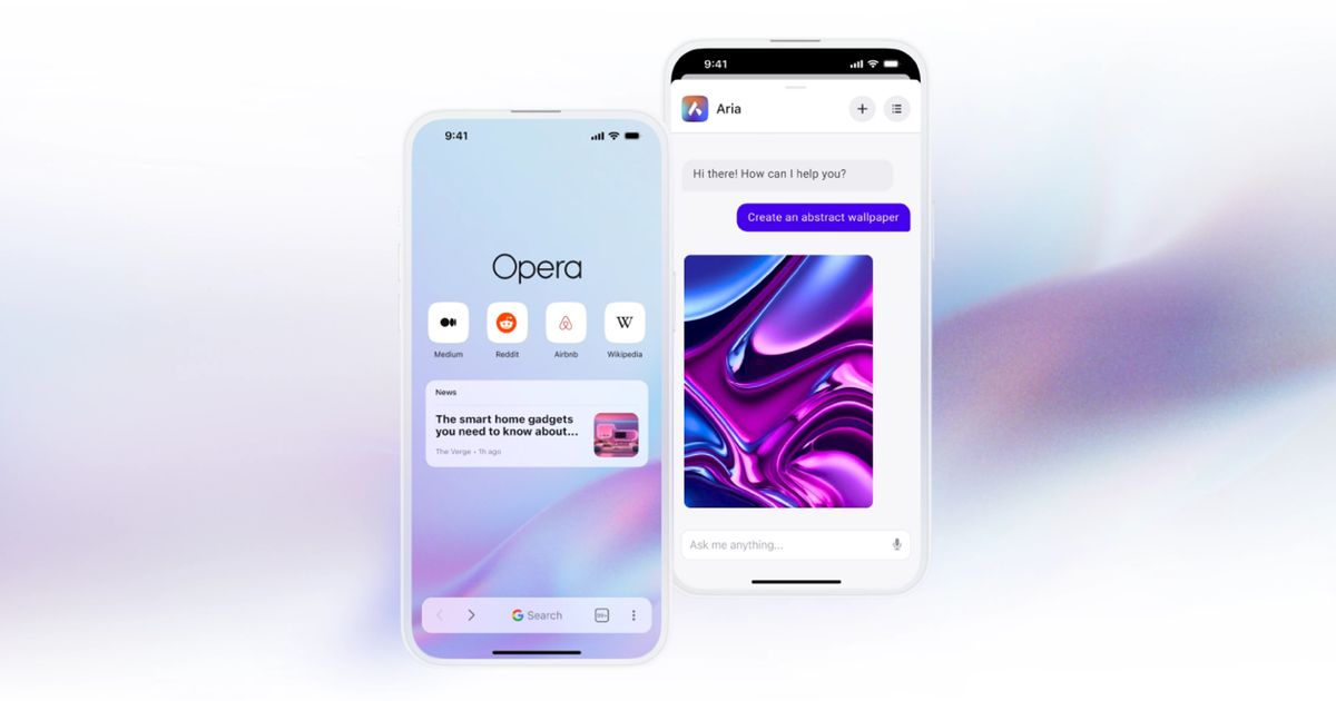 Opera One browser for iOS launched with new design, AI assistant ...