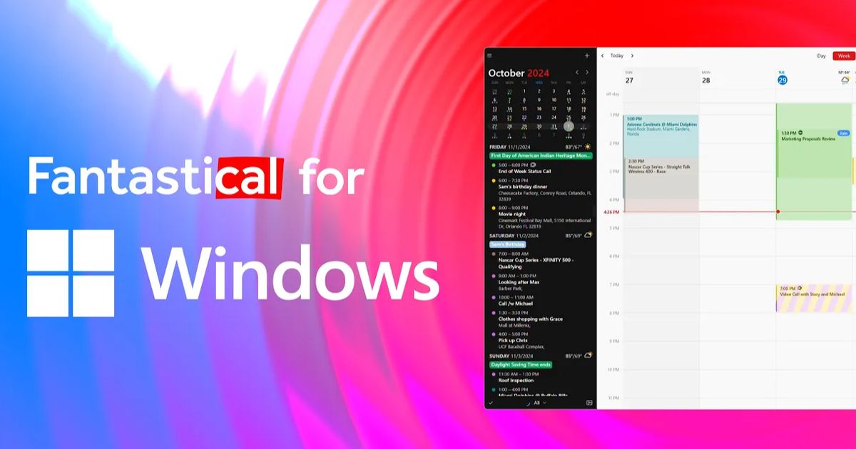 Popular calendar app Fantastical is now available on Windows at no ...