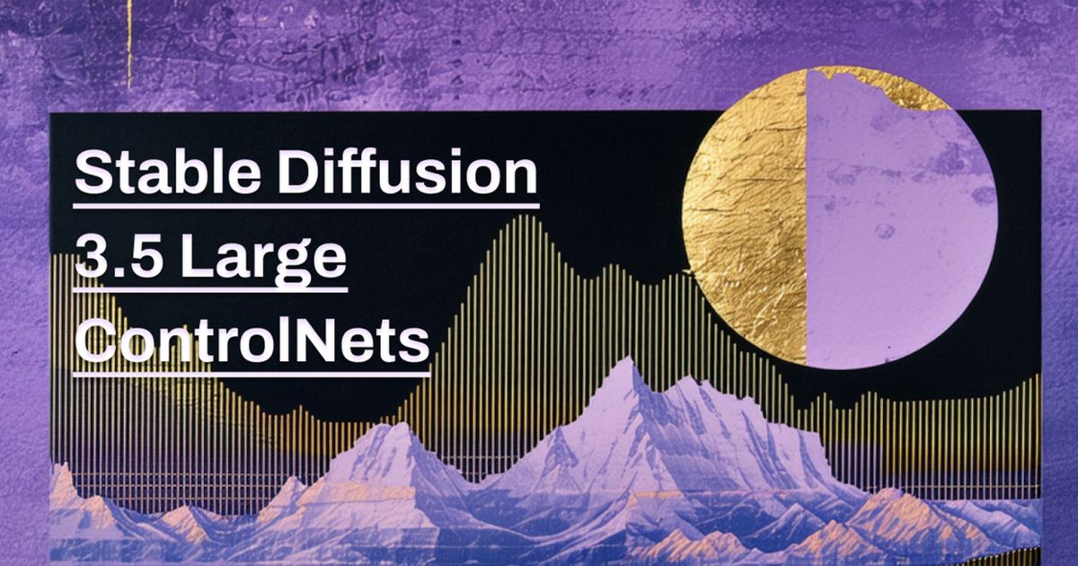 Stable Diffusion 3.5 Large launches three new free ControlNet models ...