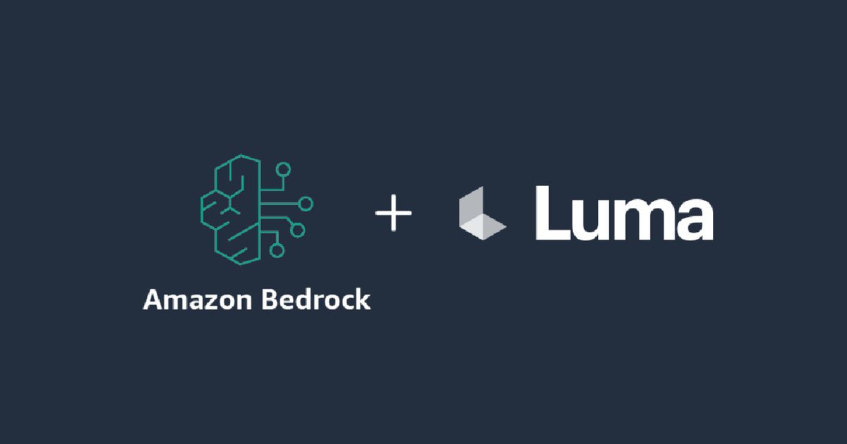 Luma partners with Amazon to bring its advanced AI Models Luma Photon ...