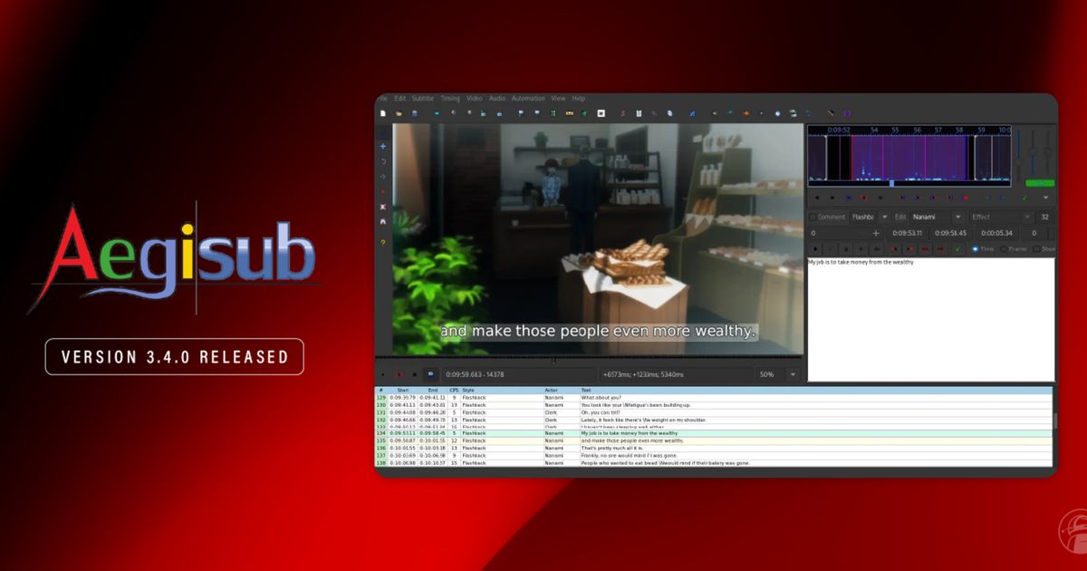 Aegisub 3.4.0 launches after a decade-long wait for a new version ...