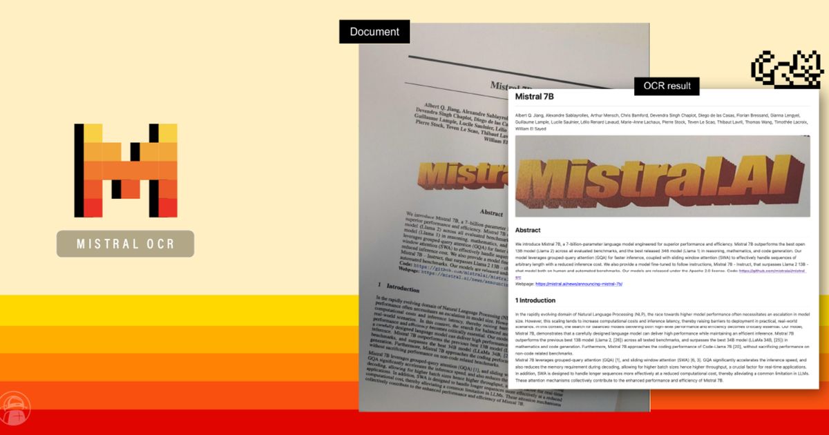 Mistral unveils high-accuracy OCR API with advanced document ...