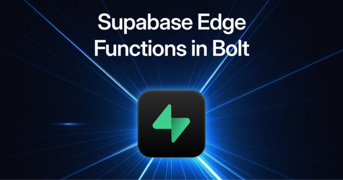Bolt.new introduces Supabase Edge functions support | AlternativeTo
