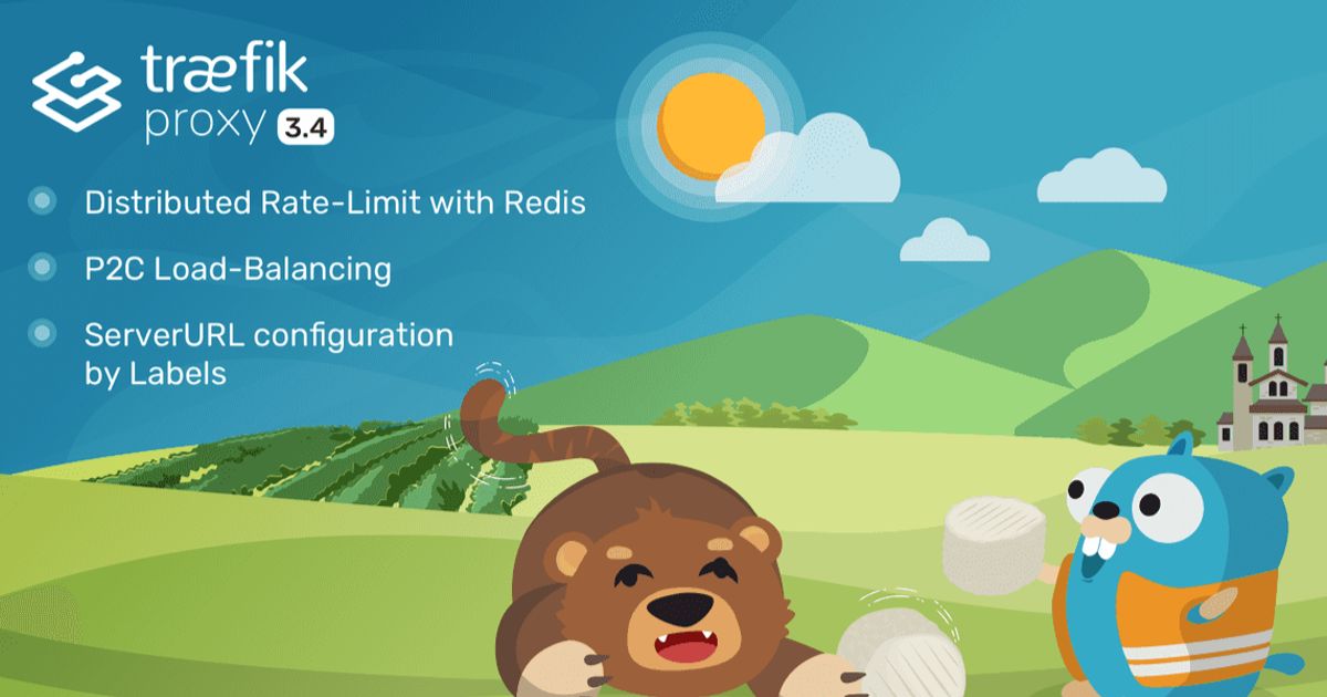 Traefik Proxy 3.4 adds rate-limiting with Redis, P2C load-balancing and ...