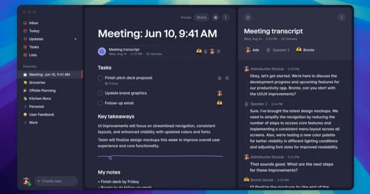 Task management app Superlist introduces AI meeting notes with ...