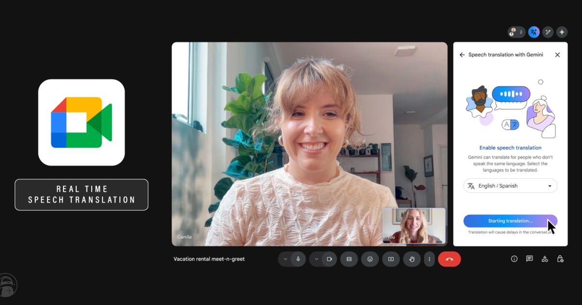 Google Meet adds AI-powered real-time speech translation with Gemini ...