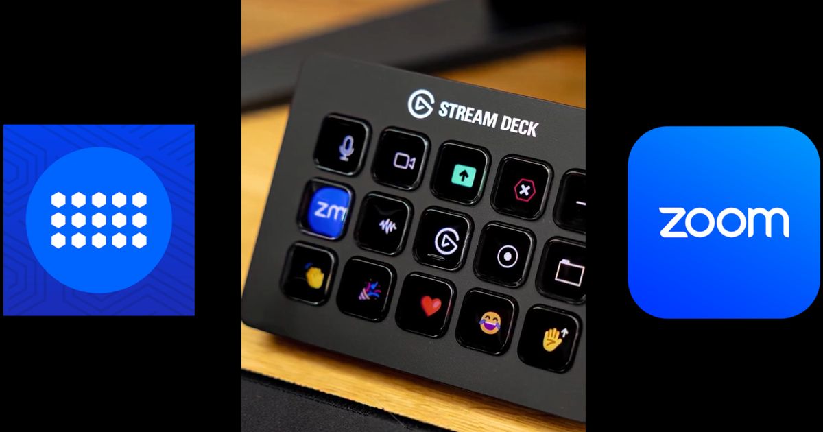 Zoom plugin launched for Stream Deck with camera, mute, and reaction ...
