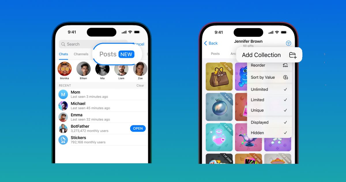 Telegram brings Global search for public posts, Story Albums and Gift ...