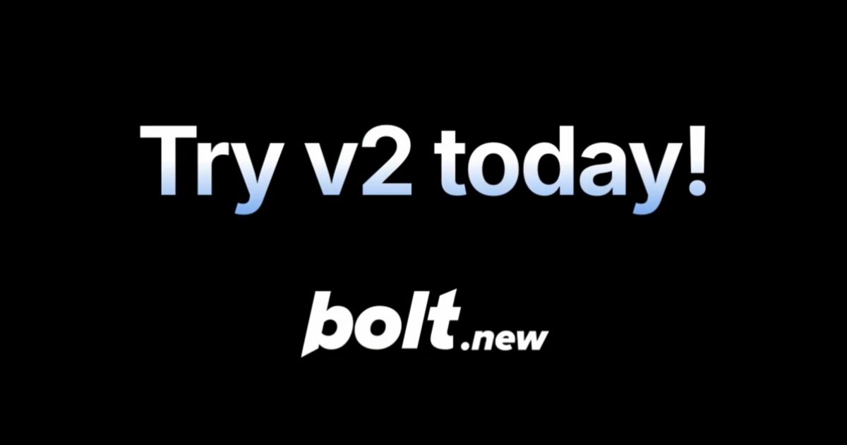 Bolt v2 launches with advanced AI agents and built-in backend services ...