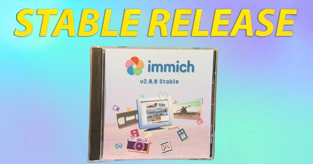 Immich launches first stable version with new website, updated API doc ...
