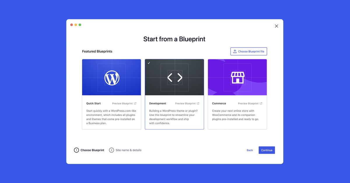 WordPress Studio 1.60 introduces Blueprints for easier and faster local ...