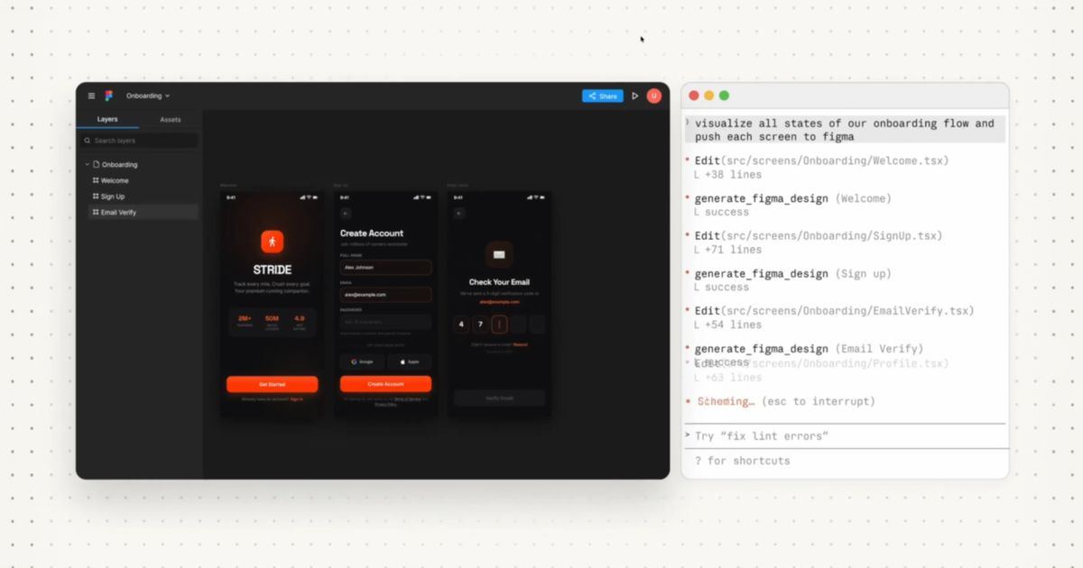 Figma and Anthropic launch Code to Canvas for editable AI-generated ...