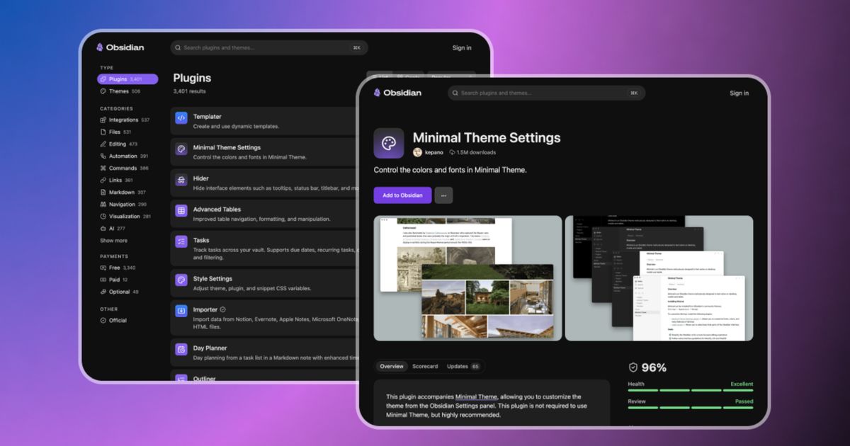 Obsidian Launches Community Hub with Automated Plugin…