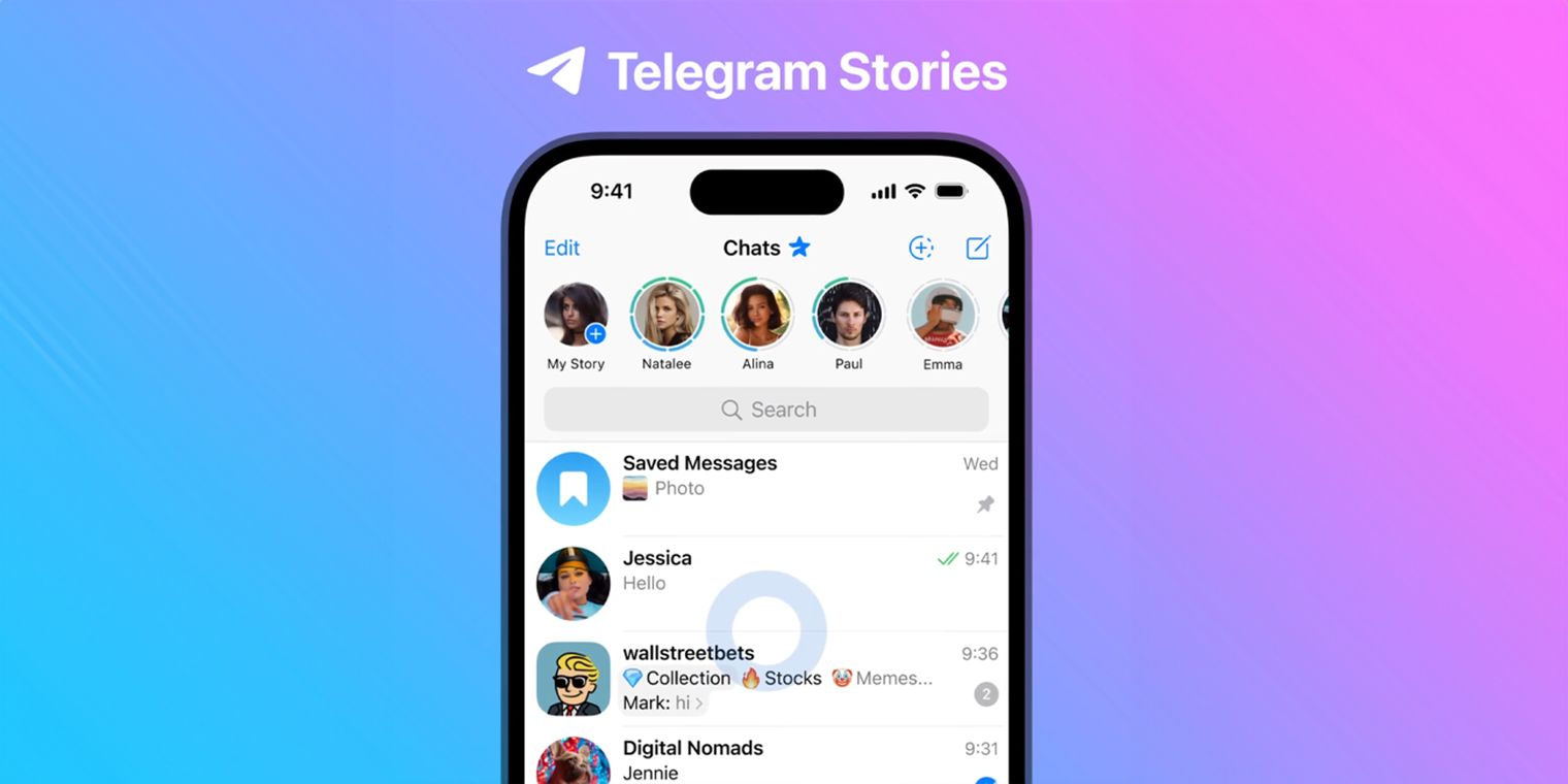 Telegram has finally launched the Stories feature for all users on its ...