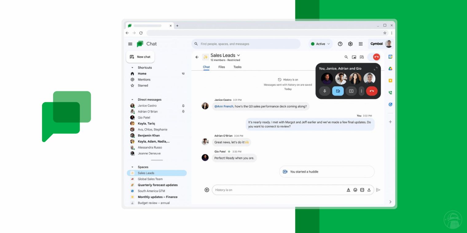 Google Chat redesign targets enterprise users with enhanced AI ...