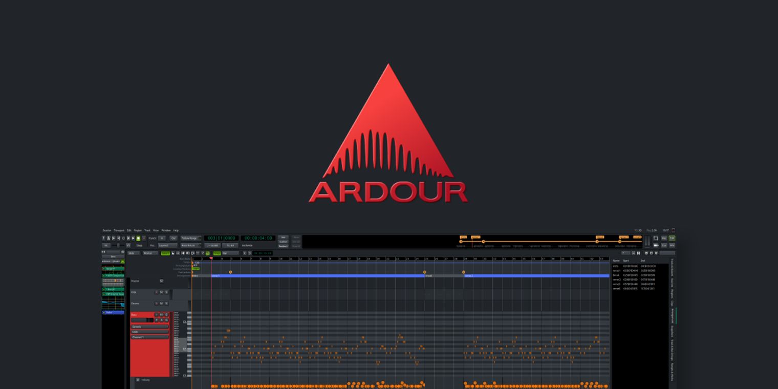 Ardour 8.2 released with note tupling, no-strobe option and Solid State ...