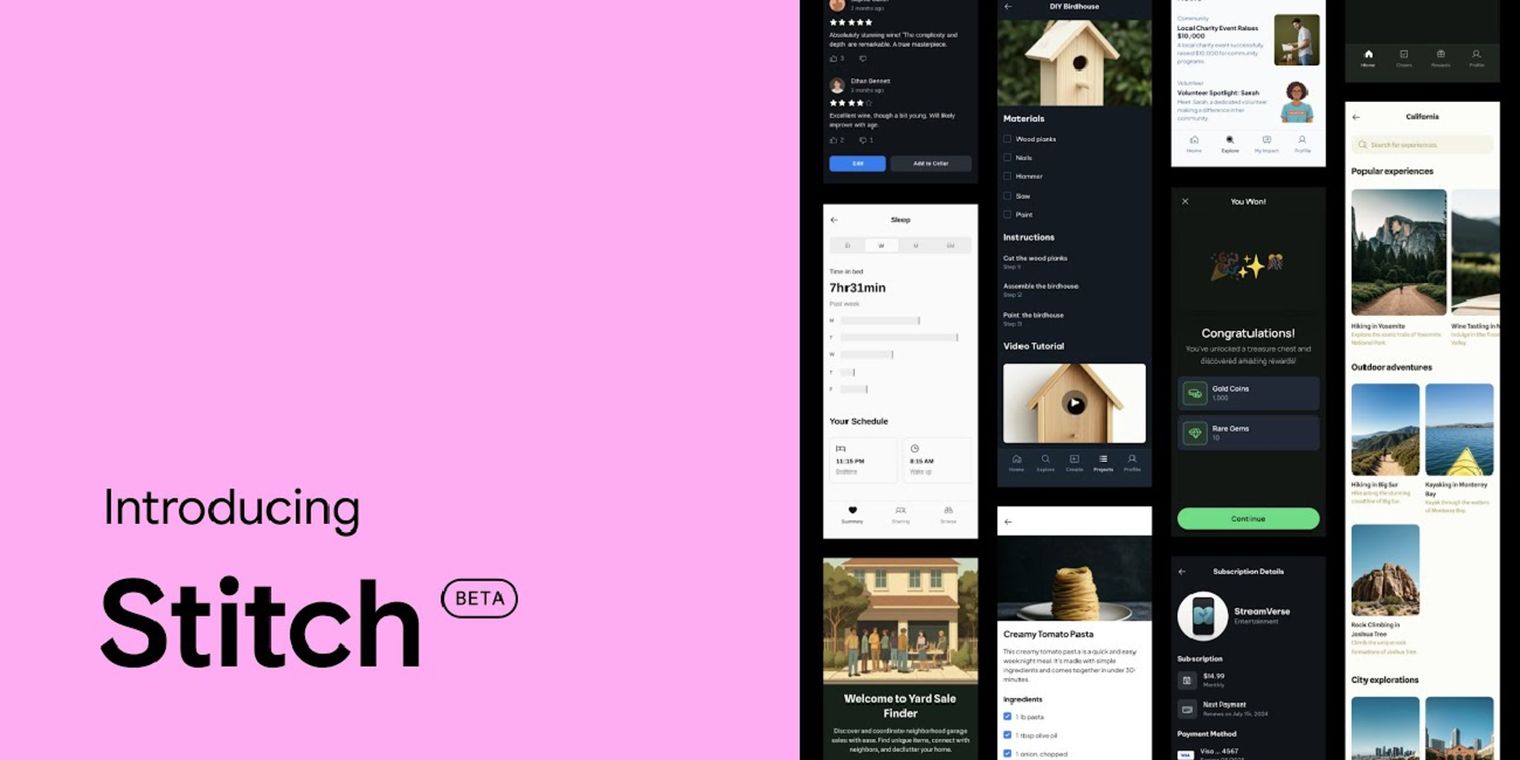 Google launches Stitch, a new AI app builder for UI design and frontend ...