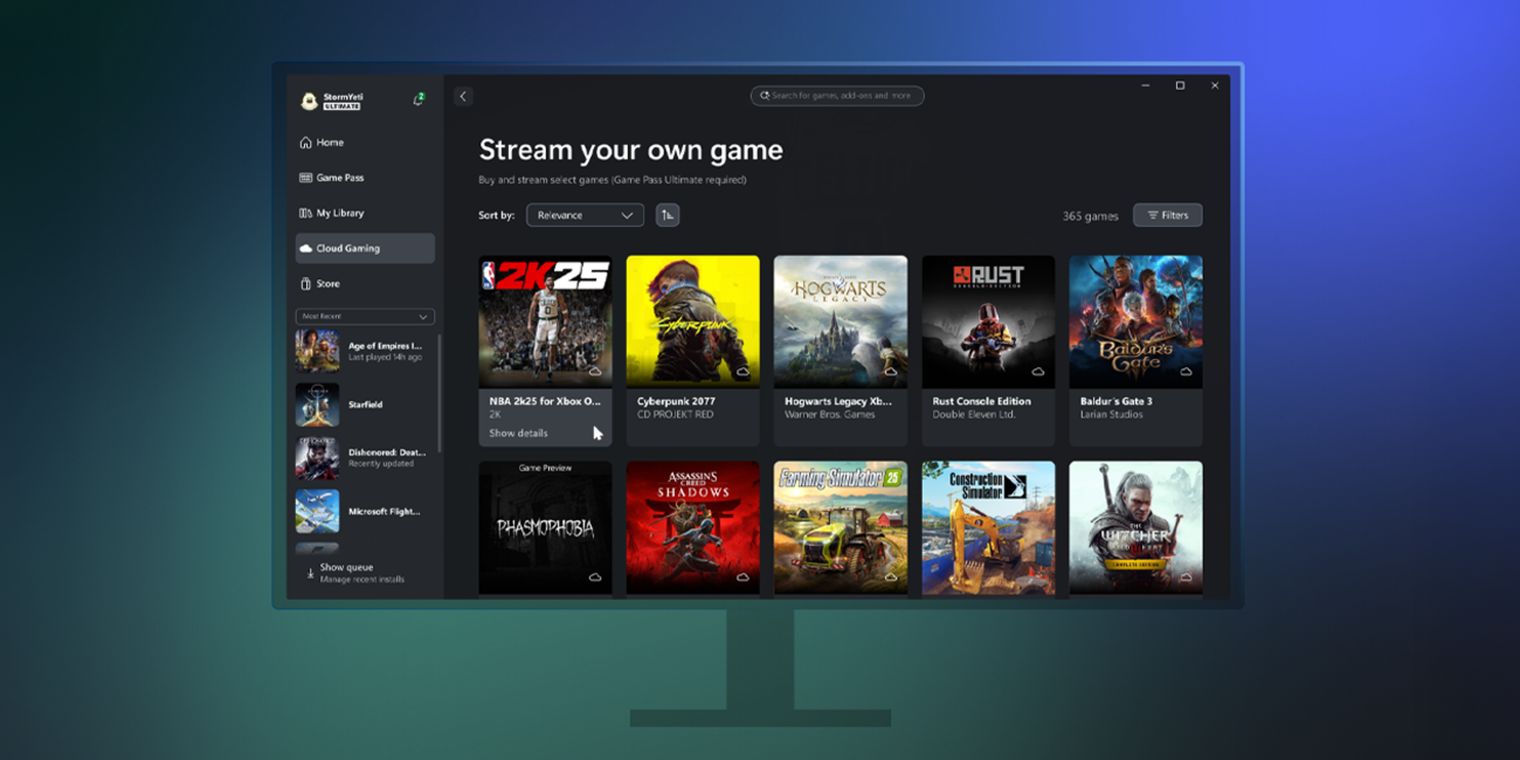 Xbox PC app now lets you stream your purchased games, even if they’re ...