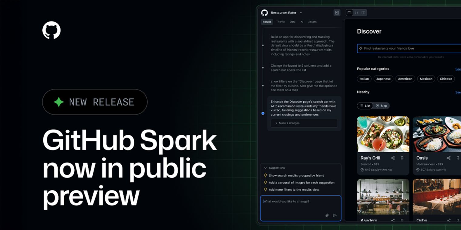 The AI app-building platform GitHub Spark is now public preview for ...