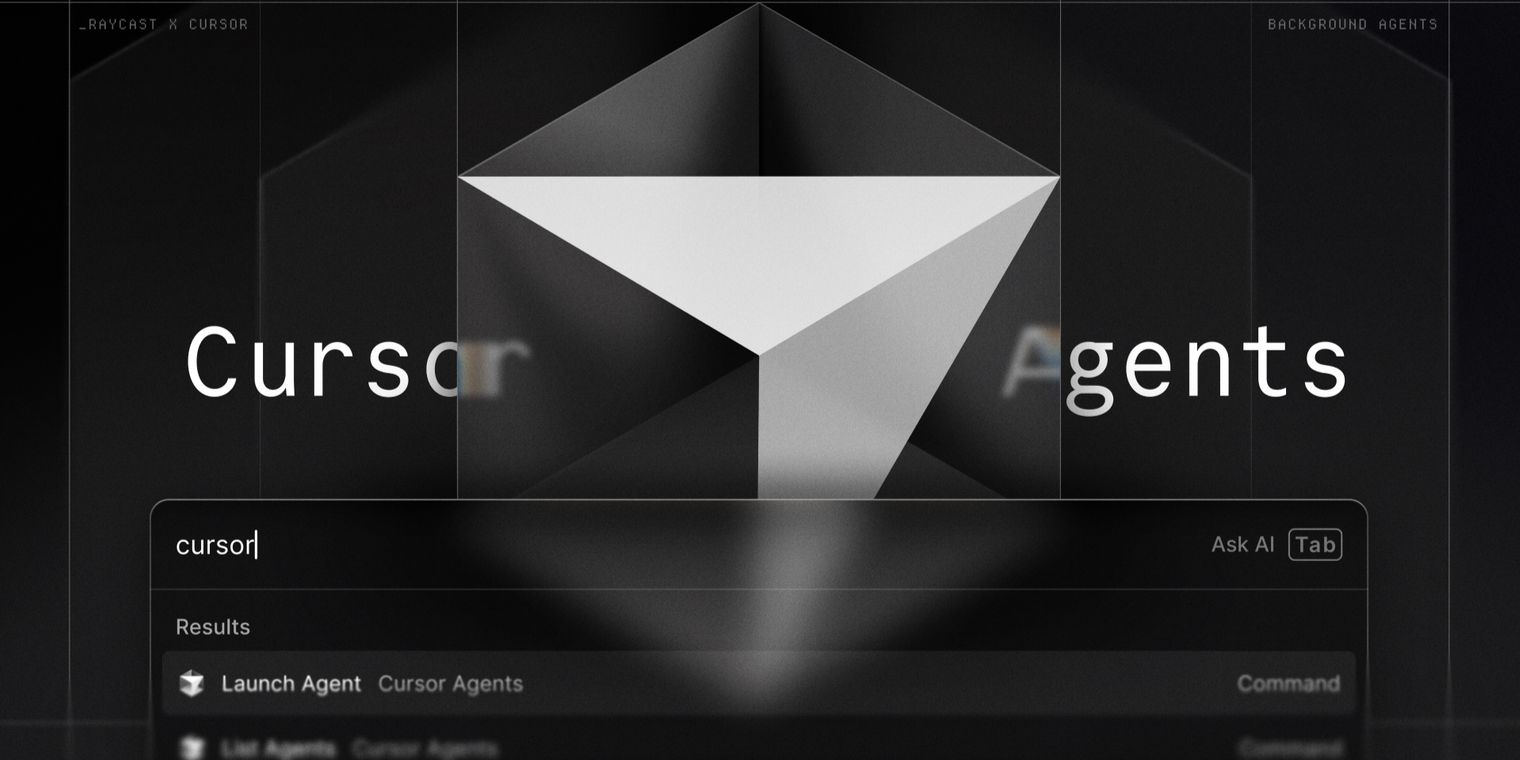 Raycast launches Cursor Agents extension for code automation ...