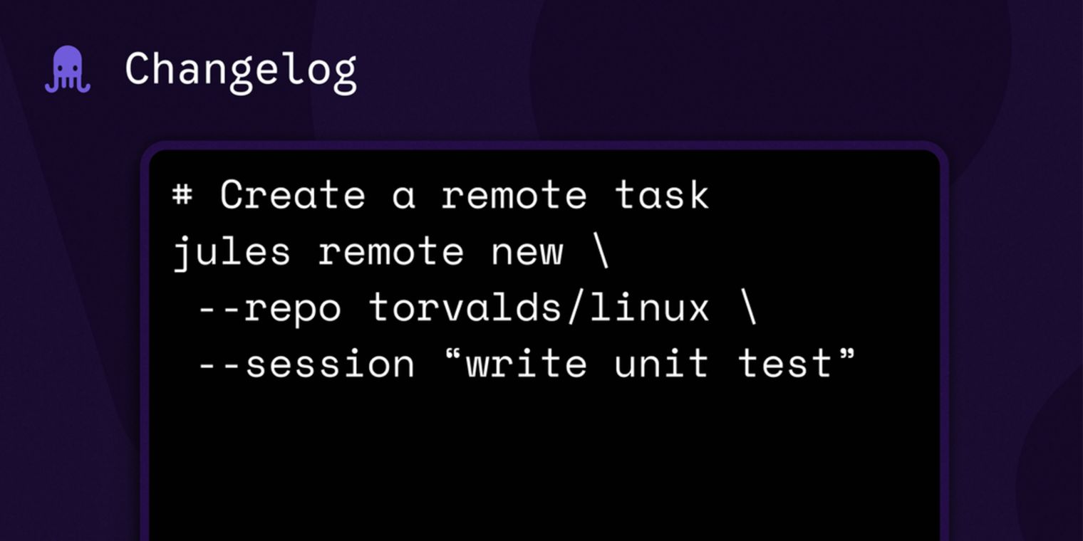 AI coding agent Google launches Jules Tools CLI for direct terminal ...