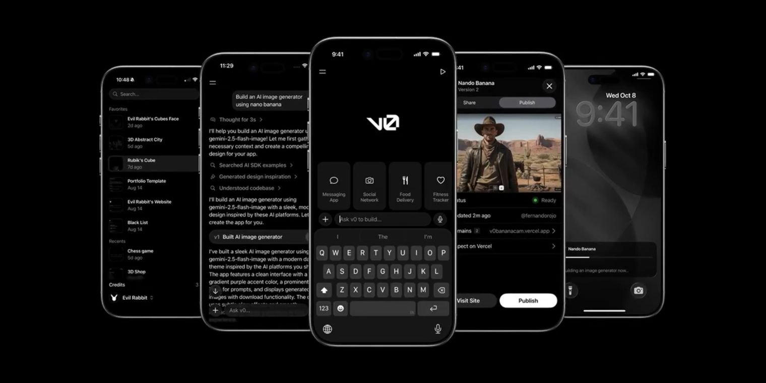 v0 iOS app launches on App Store for AI-powered site building ...