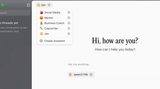 Jan.ai: Offline open-source AI chat supports local models and cloud ...