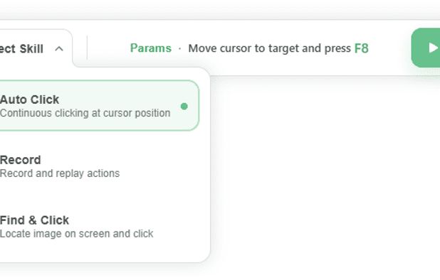 Actus Auto Clicker: Hover your target and press F8 to start or stop ...