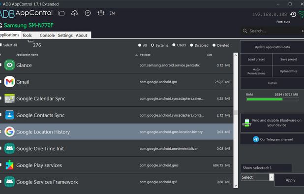 ADB AppControl: The ultimate applications manager and debloat tool for ...