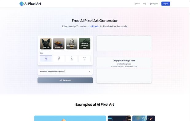 AI Pixel Art Generator: AI Pixel Art is a free online tool that ...