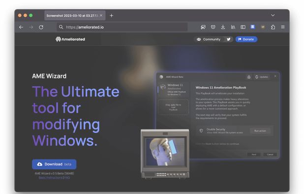 AME Wizard: Opensource tool for modifying | AlternativeTo