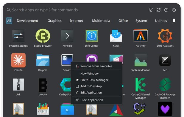 AppGrid for KDE: A modern application launcher for KDE Plasma, inspired ...