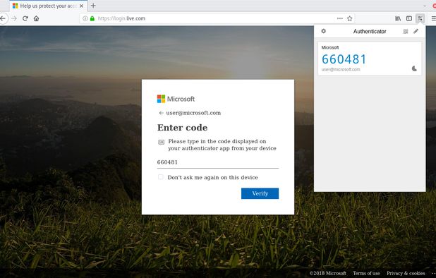 Authenticator Extension: Authenticator generates 2-Step Verification ...