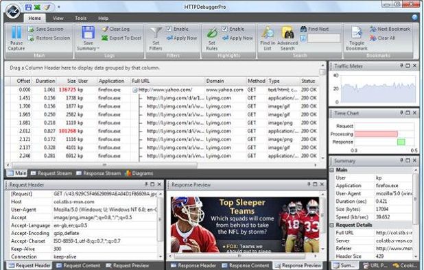 HTTP Debugger: Pro - A Professional HTTP Sniffer | AlternativeTo