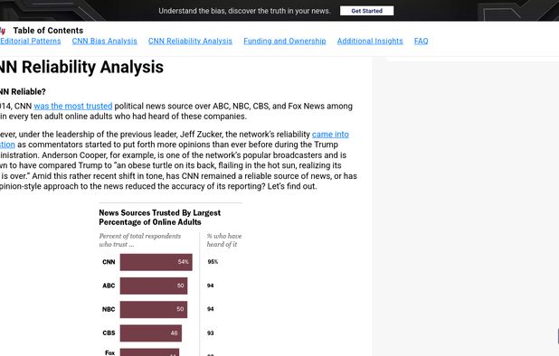 Websites for evaluating if sources of information are reliable ...